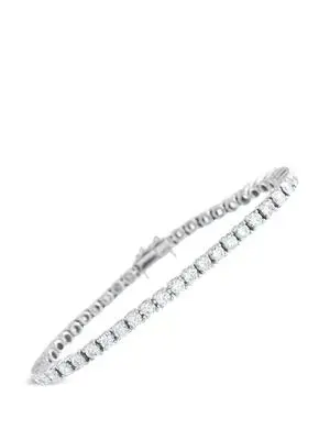 LB EXCLUSIVE 18k White Gold 6.35 Ct. Diamond Tennis Bracelet - Silver