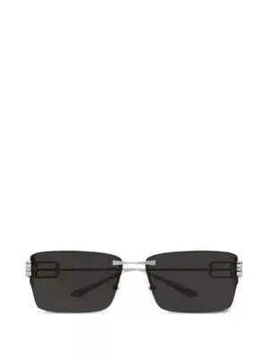 Balenciaga Logo-detail Sunglasses - Silver