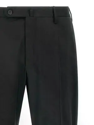Incotex Pleat-detail Tailored Trousers - Black