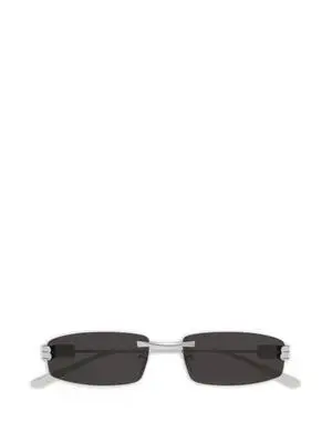 Balenciaga Logo-detail Sunglasses - Silver