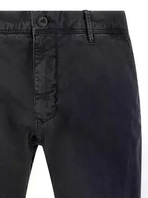 Incotex Slim-cut Chino Trousers - Black