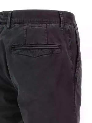 Incotex Slim-cut Chino Trousers - Black