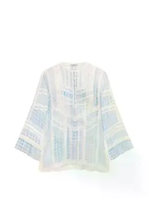 Ermanno Scervino Printed Silk Blouse
