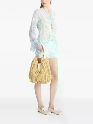 Ermanno Scervino Printed Silk Blouse
