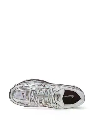 Nike P-6000 Metallic Sneakers - Silver
