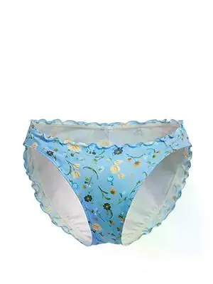 Seafolly Floral-print Bikini - Blue