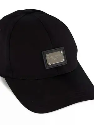 Dolce & Gabbana Cotton Baseball Cap With Logo Tag