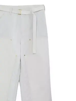 Sacai X Carhartt Wip Duck Trousers - White