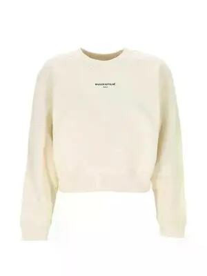Maison Kitsuné Cropped Sweatshirt - Neutrals