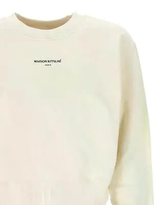 Maison Kitsuné Cropped Sweatshirt - Neutrals