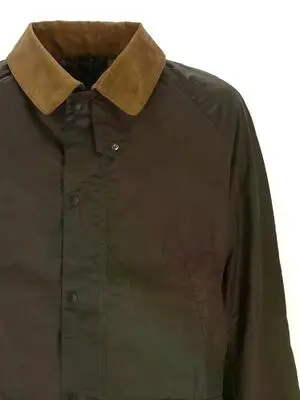 Barbour Parka With Corduroy Collar - Brown