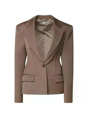 Stella McCartney Notched-lapel Single-breasted Blazer - Brown