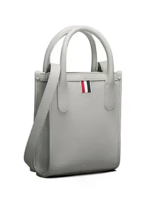 Thom Browne Small Vertical Tote Bag - Grey