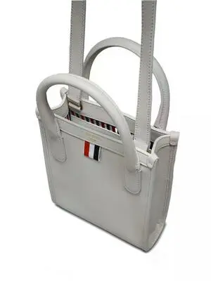 Thom Browne Small Vertical Tote Bag - Grey