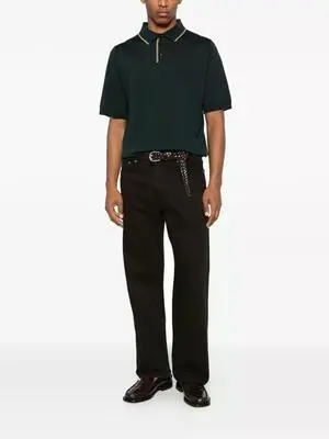 Paul Smith Trim Polo Shirt - Green