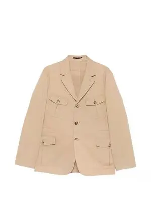 Paul Smith Button-fastening Chest-pocket Jacket - Neutrals