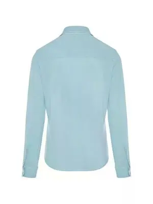 Fedeli Steve Collared Shirt - Blue