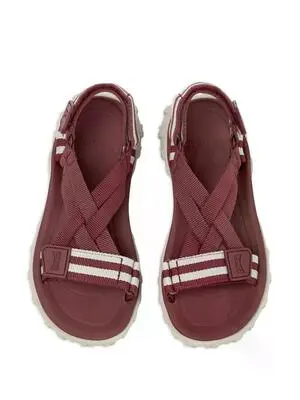 Camper Drift Trail Striped Sandals - Red
