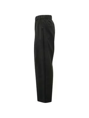 A PAPER KID Logo-patch Trousers