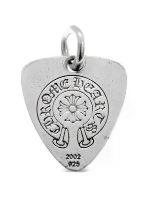 Chrome Hearts Tongue Guitar Pick Charm - Silver