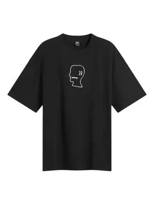 BRAIN DEAD Logo-print Short-sleeve T-shirt - Black