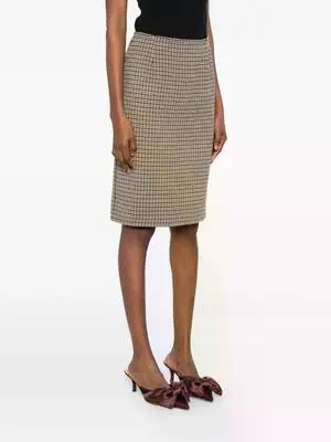 N°21 Check-pattern Skirt