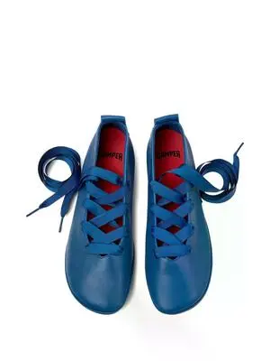 Camper Right Nina Leather Ballet Flats - Blue