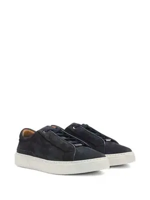 BOSS Suede Lace-up Sneakers - Blue