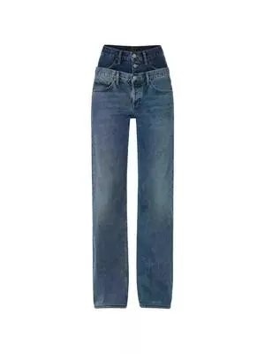 AGOLDE High-waisted Elson Jeans - Blue