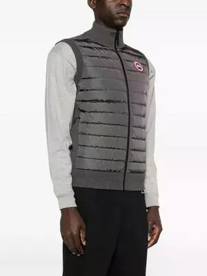 Canada Goose Hybridge Quilted Knit Vest - Grey