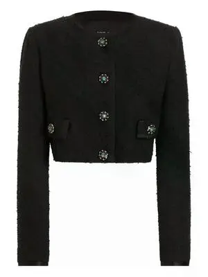 Women's Black Tweed Jackets