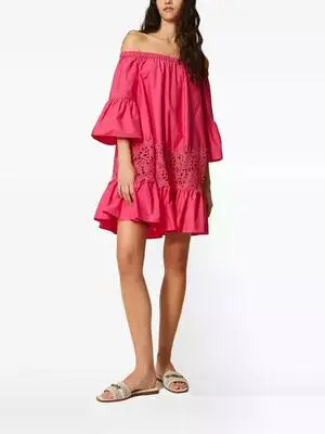 TWINSET Ruffled-hem Mini Dress