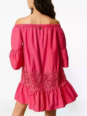 TWINSET Ruffled-hem Mini Dress