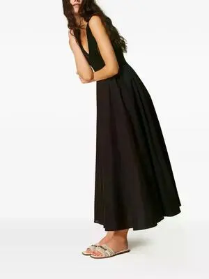 TWINSET Maxi V-neck Dress