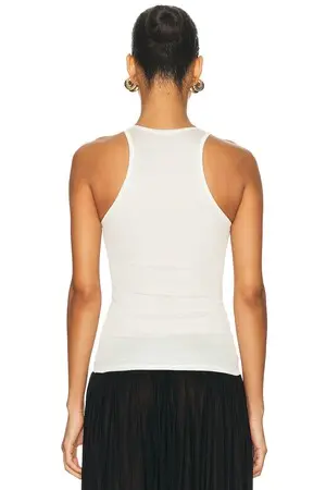 Burc Akyol Draped Silk Jersey Tank Top