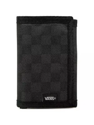VANS Checked-pattern Wallet - Black