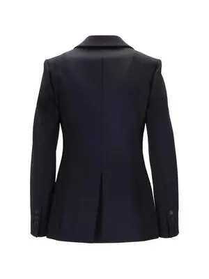 P.a.r.o.s.h Notched Lapel Single-breasted Jacket - Blue