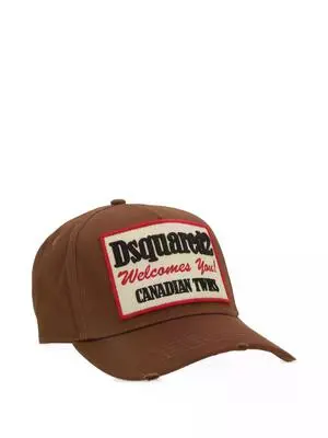 Dsquared2 Logo-patch Cap - Brown