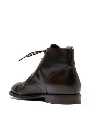 Officine Creative Leather Lace Up Boots