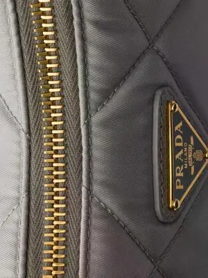 Prada Re-edition Quilted Re-nylon Shoulder Bag - Grey