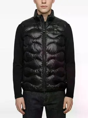 BLAUER. Quilted Gilet - Black