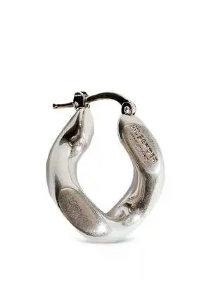 JIL SANDER Single Earring - Silver