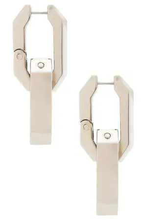 Ralph Lauren Oval Dangle Earrings - Grey