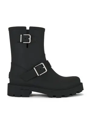 JIMMY CHOO Biker Rain Short Boots