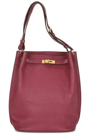 Hermès Togo So Kelly 26 Shoulder Bag - Rubis