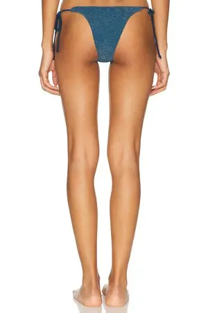 Bond Eye Beaded Tie Side Bikini Brief - Ink