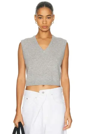 Eterne Leon Sweater Vest - Grey