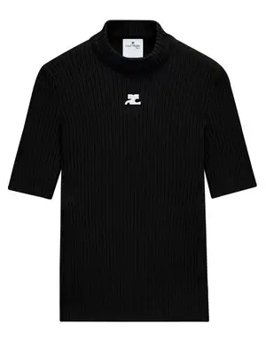 COURREGES Rib Knit - Black