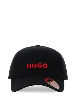Hugo Baseball Hat With Logo - Black