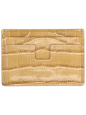 TOM FORD Card Holder With Logo - Yellow